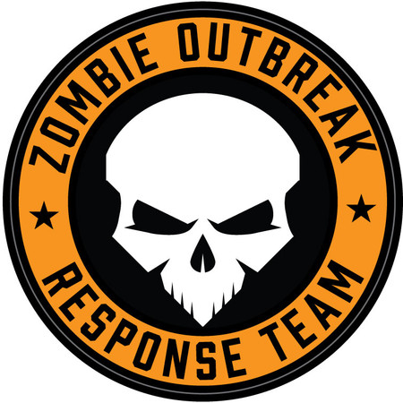 Hard Hat Sticker - Zombie Outbreak Response Team