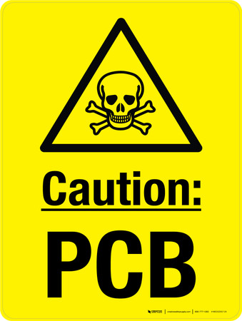 Caution: PCB Portrait - Wall Sign