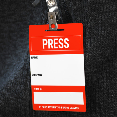 Press Name Badge