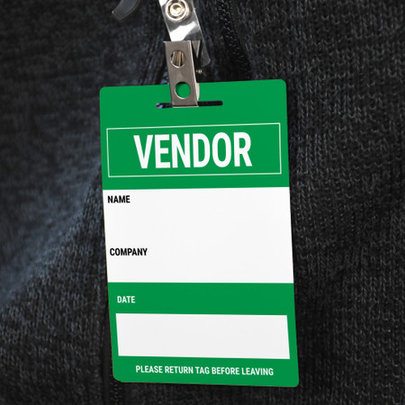 Vendor (Company) Name Badge