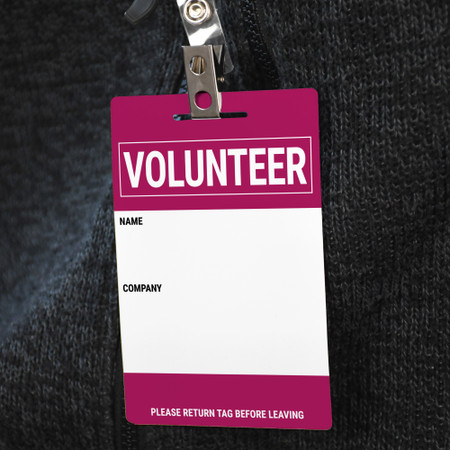 Volunteer (Company) Name Badge