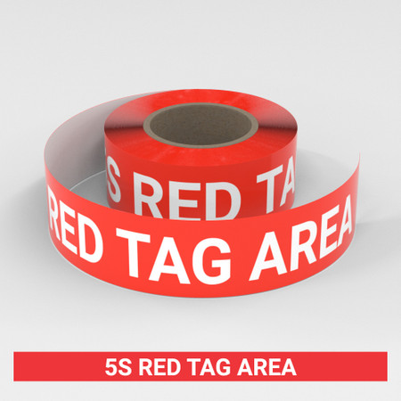 5S Red Tag Area - Smart Stripe Inline Printed Floor Tape | Creative ...