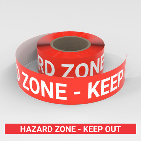 Hazard Zone - Keep Out - Smart Stripe Inline Printed Floor Tape ...