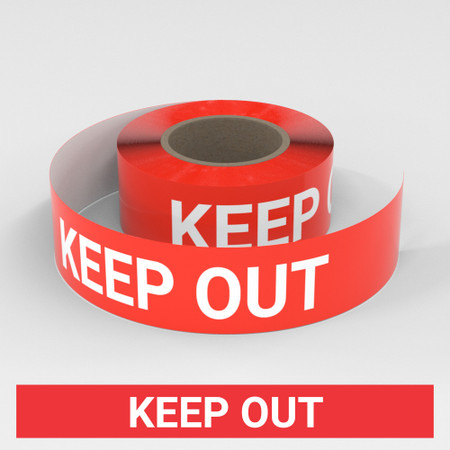 Keep Out - Smart Stripe Inline Printed Floor Tape | Creative Safety Supply