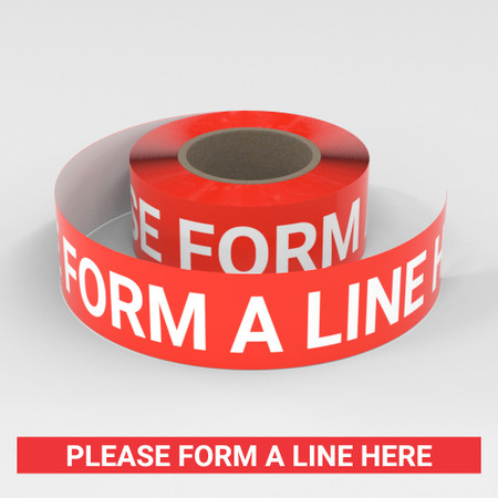 Please Form A Line Here - Smart Stripe Inline Printed Floor Tape ...