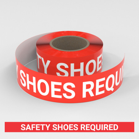 Safety Shoes Required - Smart Stripe Inline Printed Floor Tape ...