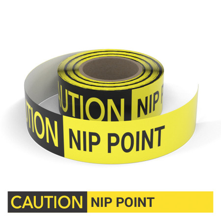 Caution: Nip Point - Smart Stripe Inline Printed Floor Tape | Creative ...