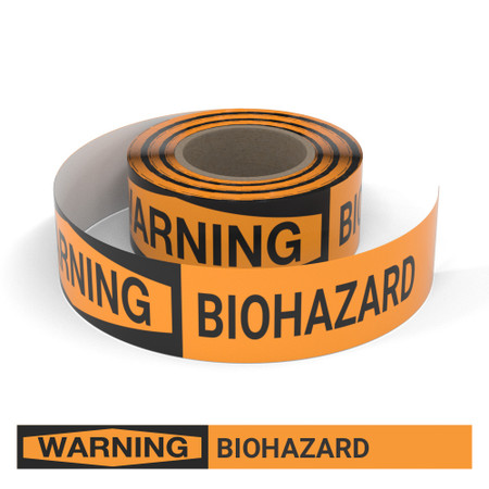 Warning: Biohazard - Smart Stripe Inline Printed Floor Tape | Creative ...