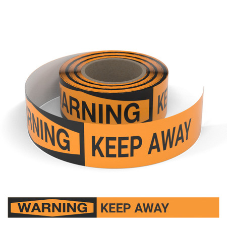 Warning: Keep Away - Smart Stripe Inline Printed Floor Tape | Creative ...