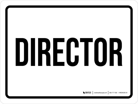 Director Landscape - Wall Sign