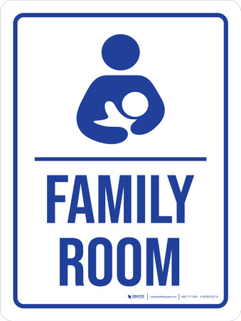 Family Room Portrait - Wall Sign