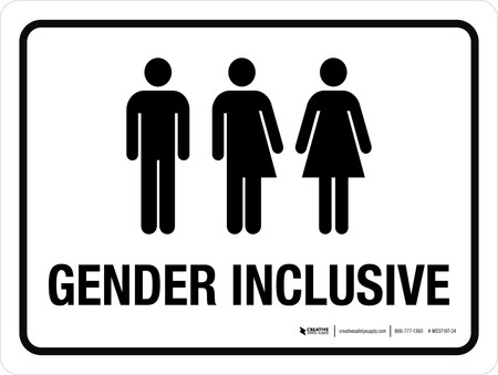 Gender Inclusive Landscape - Wall Sign