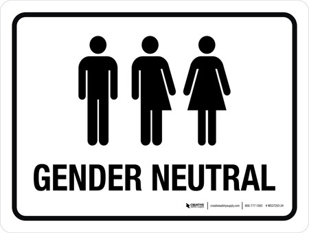 Gender Neutral Landscape - Wall Sign