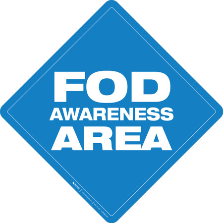 FOD Awareness Area Type B (Floor Sign)