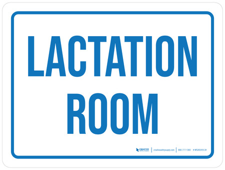Lactation Room Landscape - Wall Sign | Creative Safety Supply