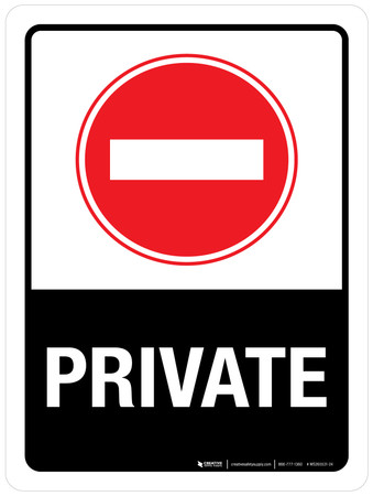 Private with Icon Portrait - Wall Sign