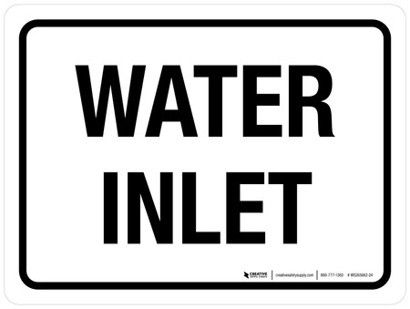 Water Inlet Landscape - Wall Sign