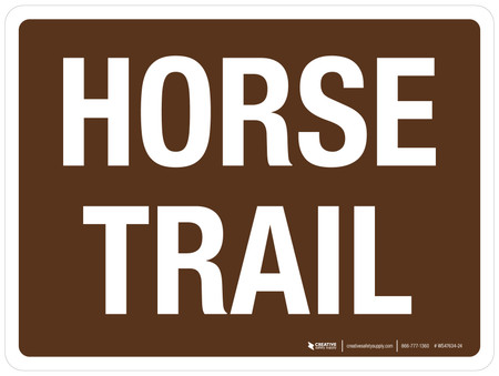 Horse Trail Landscape - Wall Sign