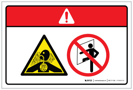 Danger: Asphyxiation Hazard Permit-required Confined Space (Wordless ...