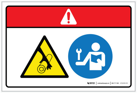Danger: Rotating Shaft Hazard Read User Guide Before Operating ...
