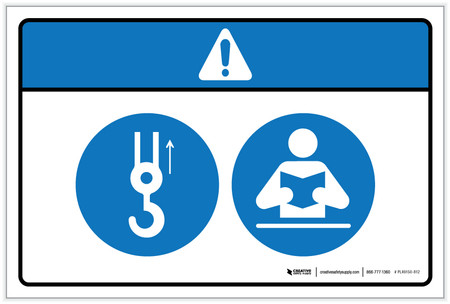 Notice: Lift Point (Wordless ISO/ANSI) - Label