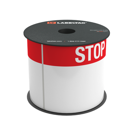 LabelTac® 4 and Pro Model Die-Cut "Stop" Header Supply | Creative ...