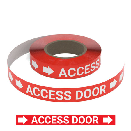 Access Door - Smart Stripe Inline Pipe Marking Roll | Creative Safety ...