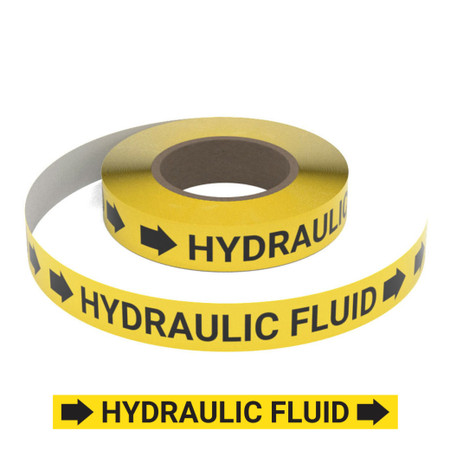 Hydraulic Fluid (Yellow) - Smart Stripe Inline Pipe Marking Roll ...