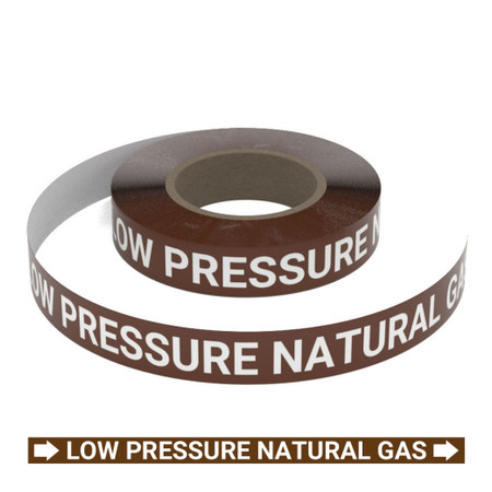 Low Pressure Natural Gas - Smart Stripe Inline Pipe Marking Roll ...