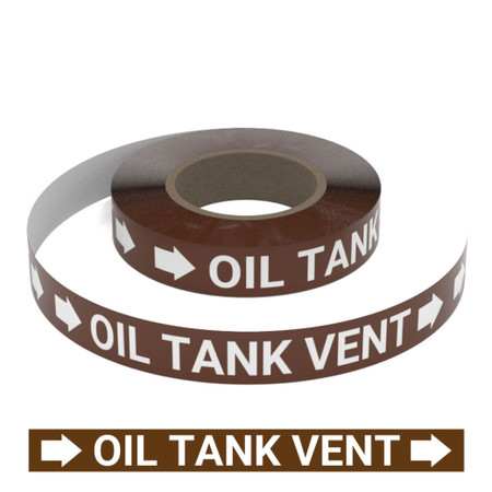 Oil Tank Vent - Smart Stripe Inline Pipe Marking Roll | Creative Safety ...