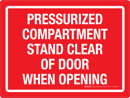 Pressurized Compartment Stand Clear Of Door When Opening Red Landscape ...
