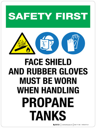 Safety First: Face Shield And Rubber Gloves Must Be Worn When Handling ...