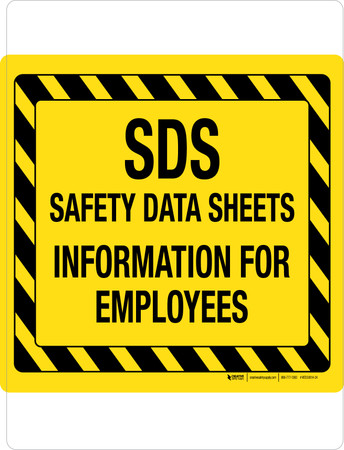 SDS Safety Data Sheets - Information For Employees with Black and ...