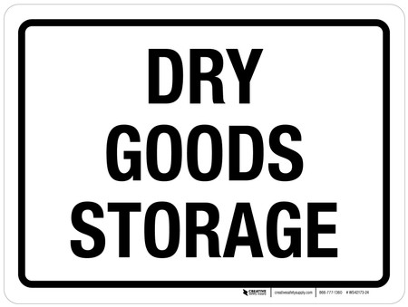 Dry Goods Storage Landscape - Wall Sign