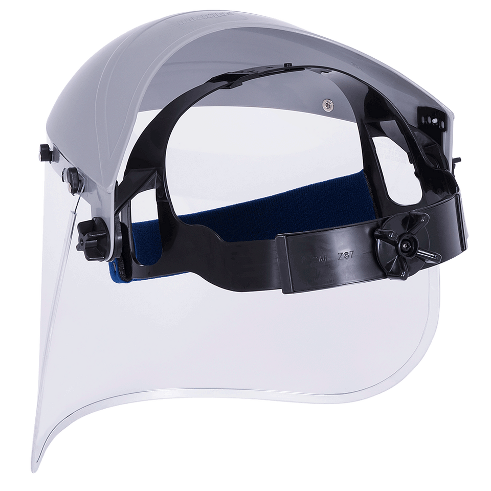 Sellstrom S39110 Single Crown Face Shield with Window and Ratcheting ...