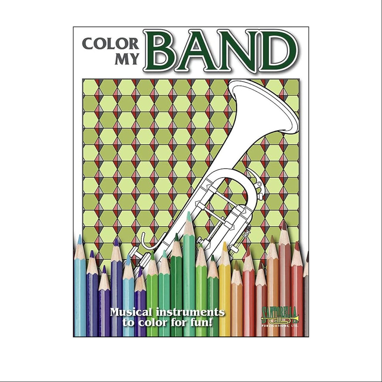brass instrument coloring sheet