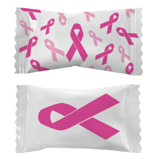 Awareness Pink Ribbon Party Mints - Party Time, Inc.