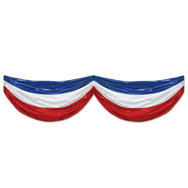 Patriotic Plastic Bunting - Party Time, Inc.