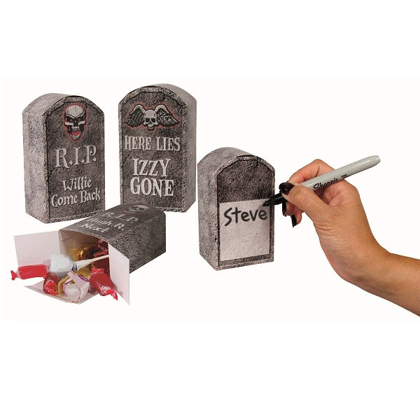 Halloween Tombstone Favor Boxes - Party Time, Inc.