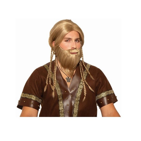 Deluxe Viking Wig & Beard Set - Party Time, Inc.