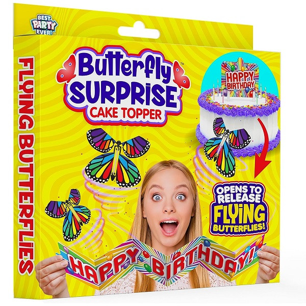 Butterfly Surprise Cake Topper