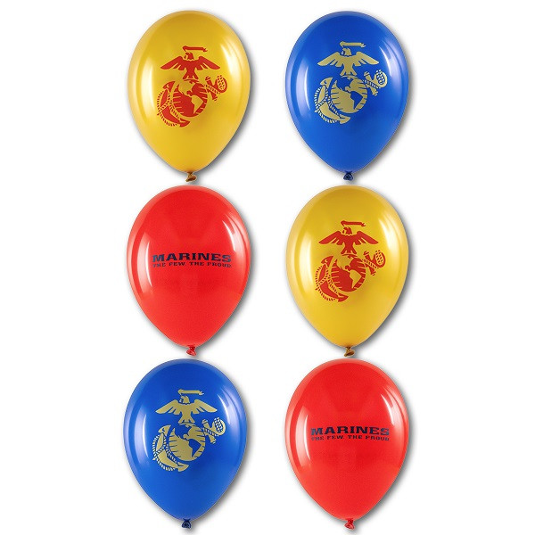 U.S. Marines Latex Balloons - Party Time, Inc.