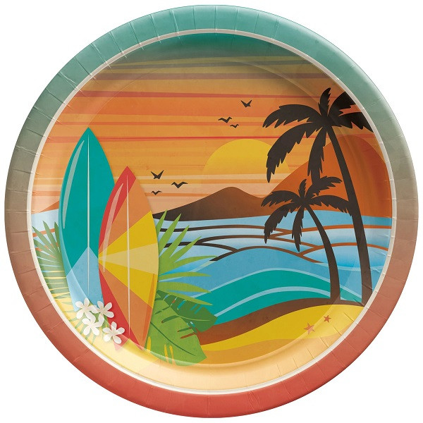 Beach Life Luncheon Plates - Party Time, Inc.