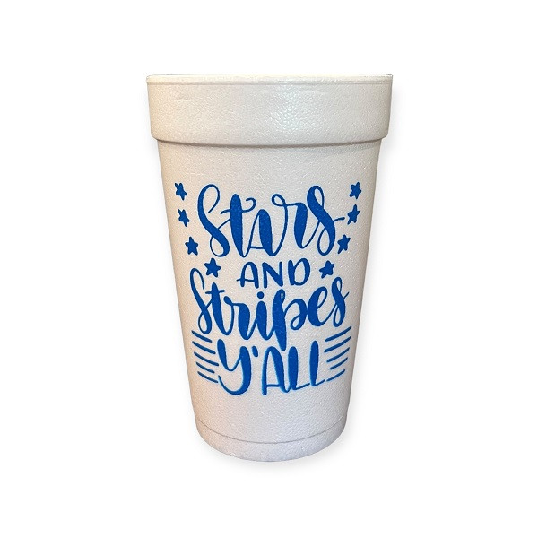 Patriotic Styrofoam Cups