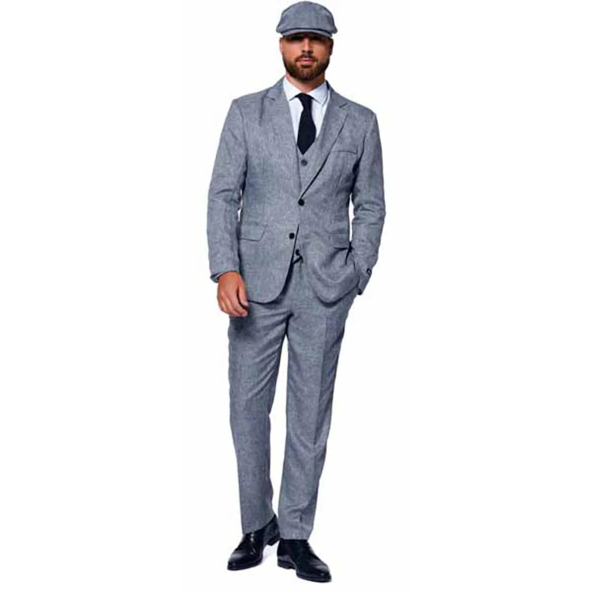 Gangster Grey Costume Adult