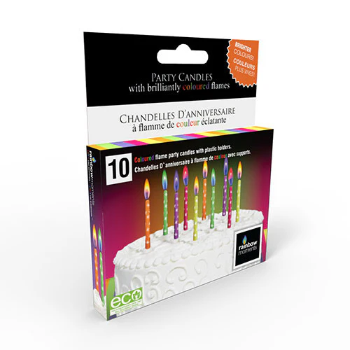 Neon Color Flame Candles