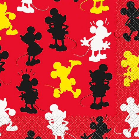 Mickey Mouse Luncheon Napkins