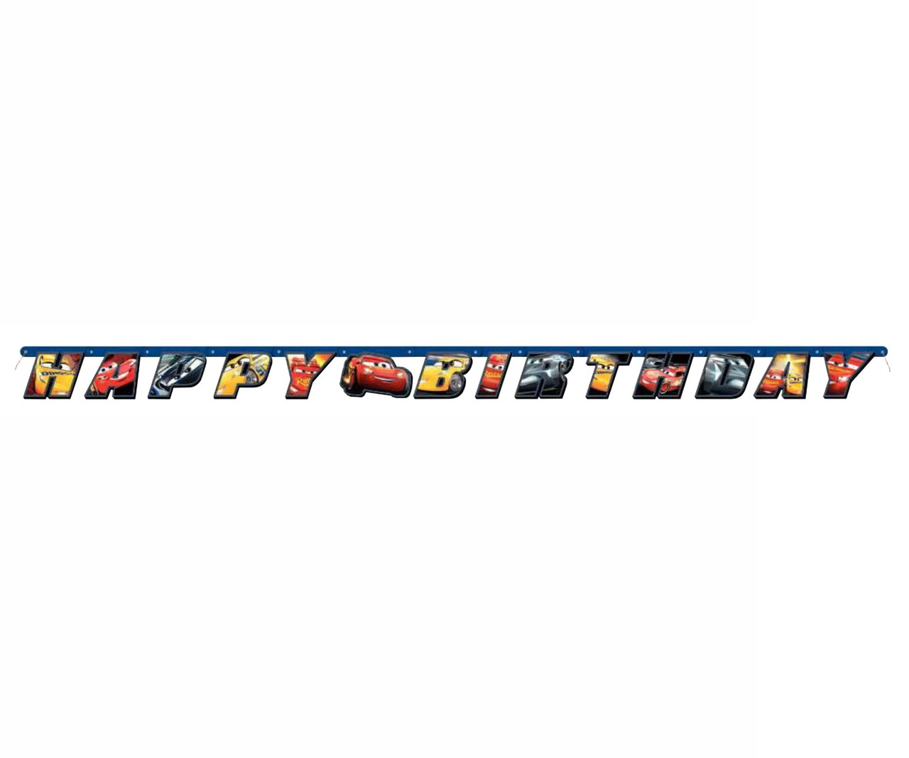 Cars Jointed Birthday Banner - Party Time, Inc.