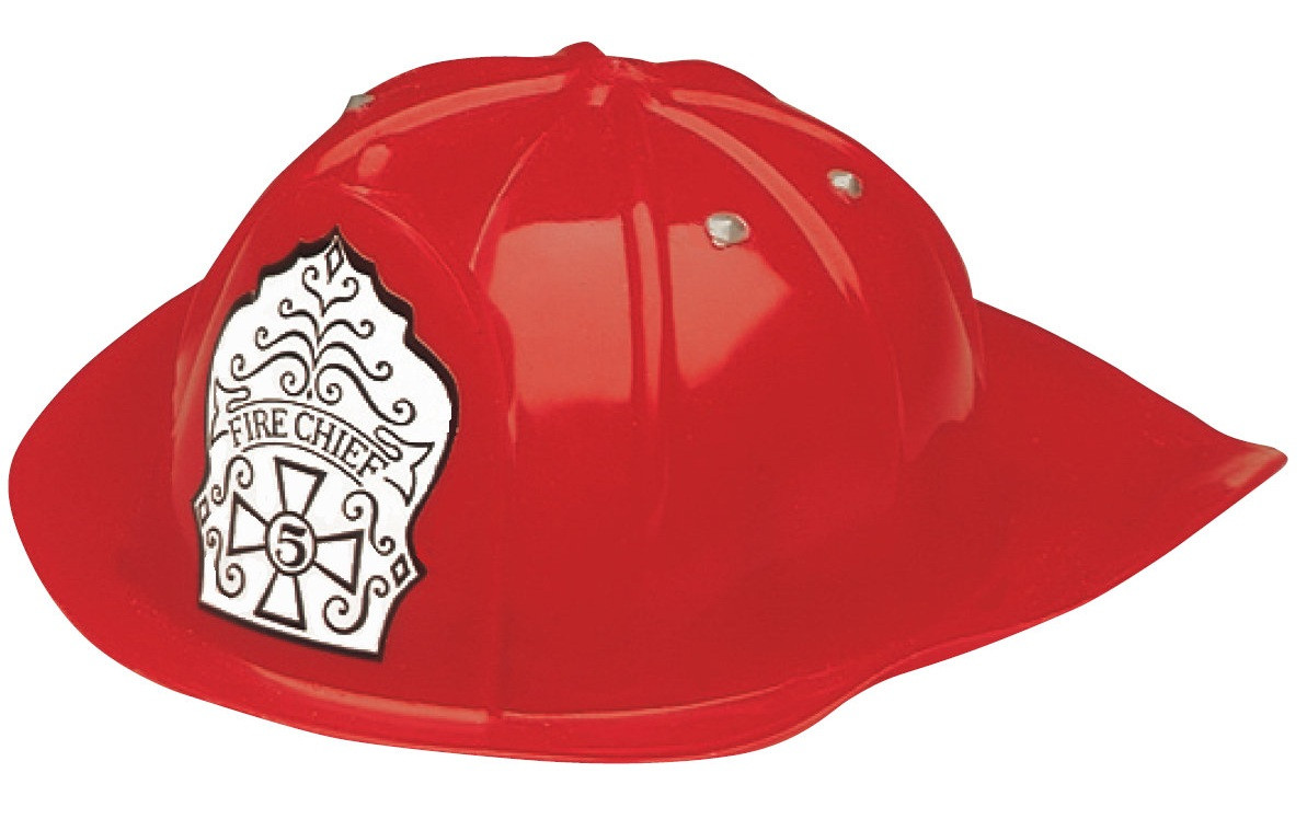 Child's Plastic Fire Chief Hat