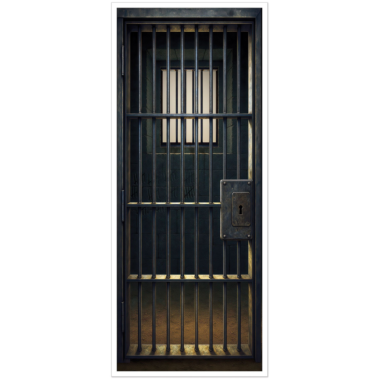 Jail Cell Plastic Doorcover - Party Time, Inc.